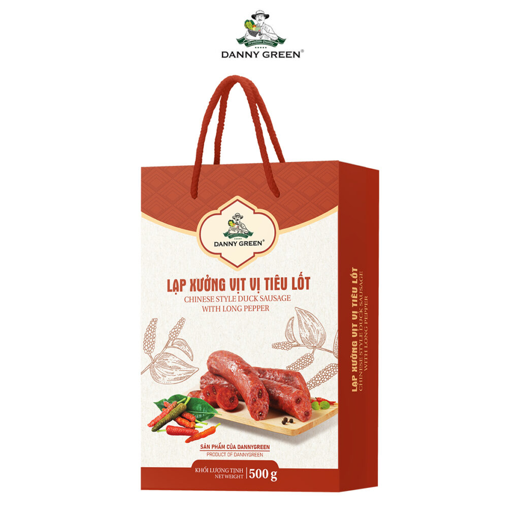 Chinese Style Duck Sausage With Long Pepper - DannyGreen